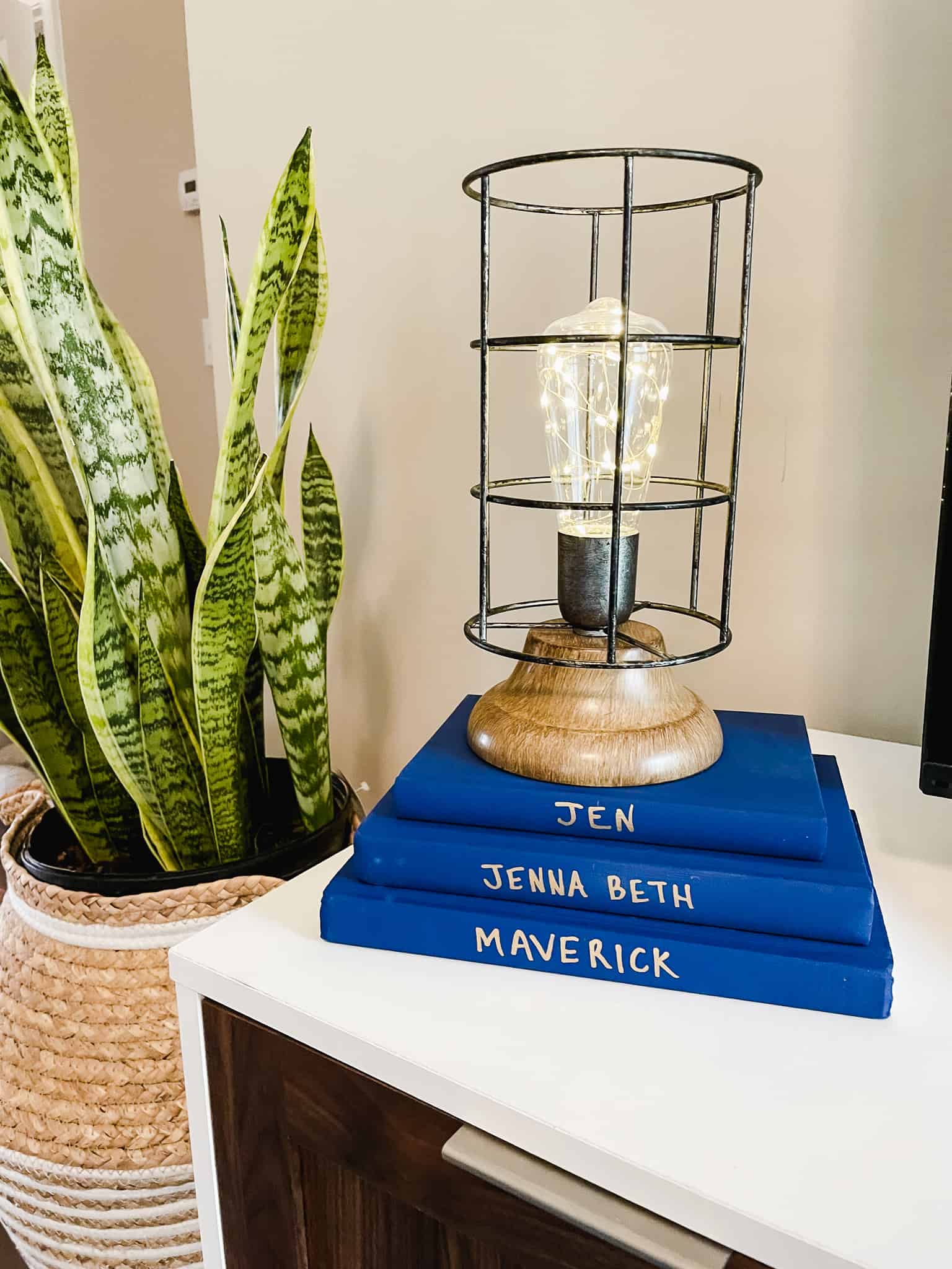 You’ll Love This DIY Painted Books Decor Idea