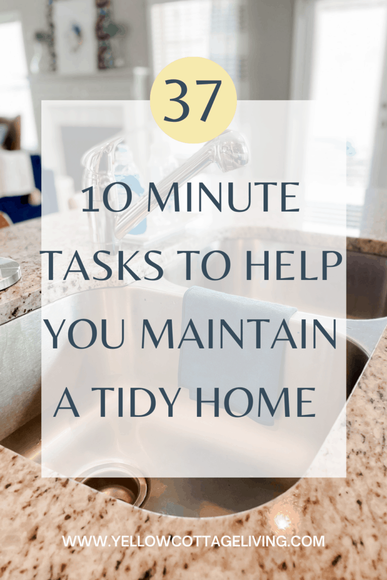 37 Quick Tasks and Tidy Home Tips for Busy People