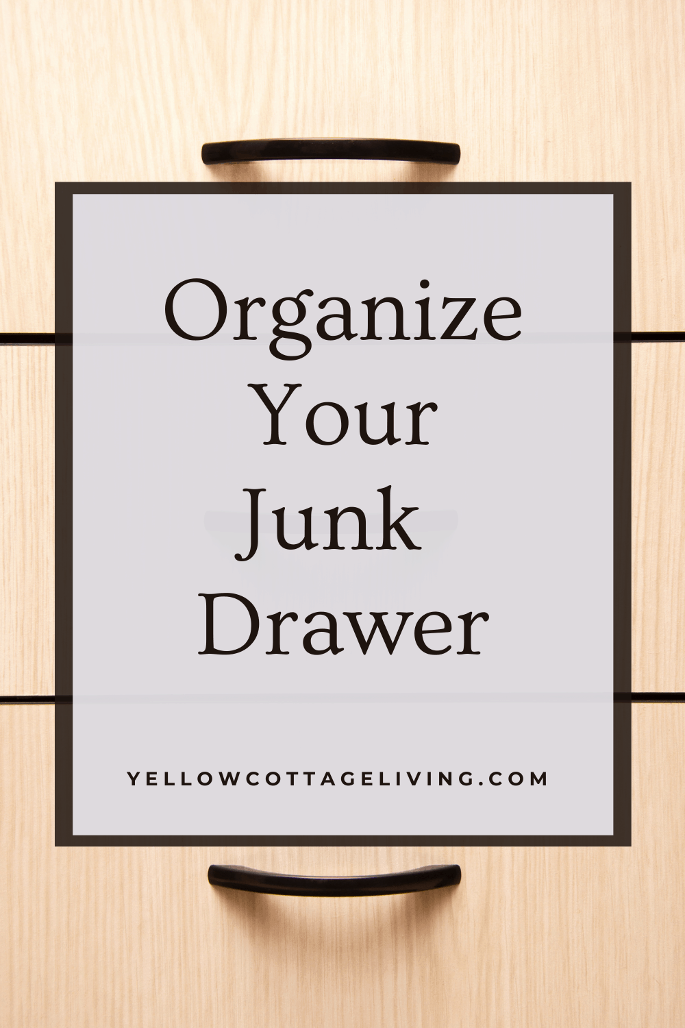 How to Control Your Junk Drawer For Good