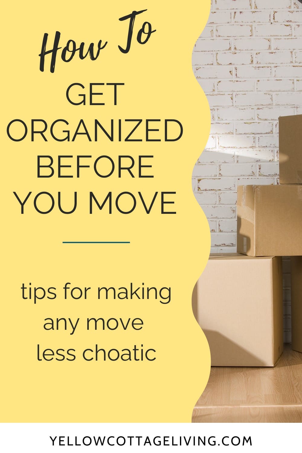 A More Manageable Move Happens When You Get Organized