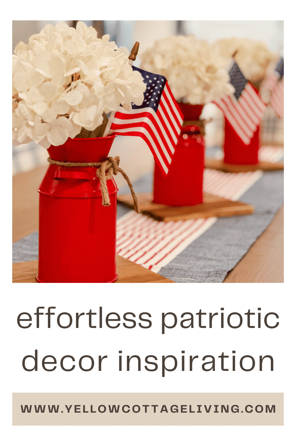 Patriotic Decorations That Are Simple and Stunning
